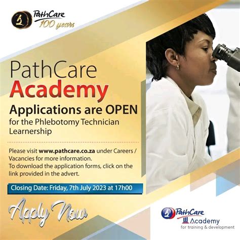 Phlebotomy Learnership 2023 Application Form Printable Forms Free Online