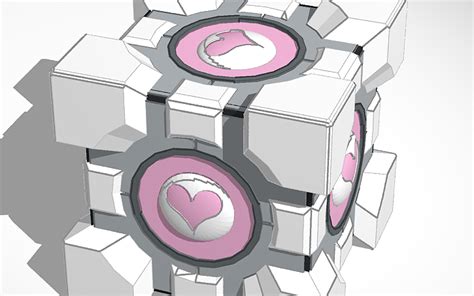 3d Design Companion Cube Tinkercad