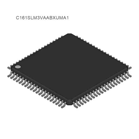Zhikei C 161 SLM 3 VAABXUMA 1 PG MQFP 80 7 IC MCU 16BIT ROMLESS 80MQFP C161SLM3VAABXUMA1