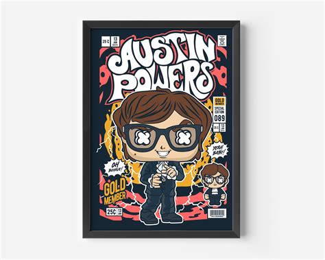 Austin Powers Poster Dank N Drip