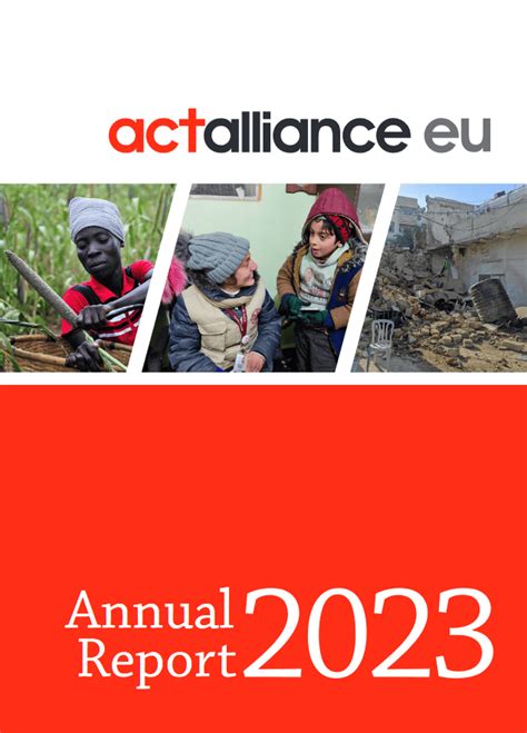Annual Report 2023 Act Alliance Eu