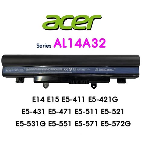 Acer แบตเตอรี่โน๊ตบุ๊ค Battery รุ่น Al14a32 Aspire E14 E5 Aspire E14