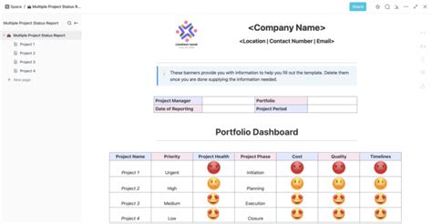Free Project Update Templates In ClickUp And Word