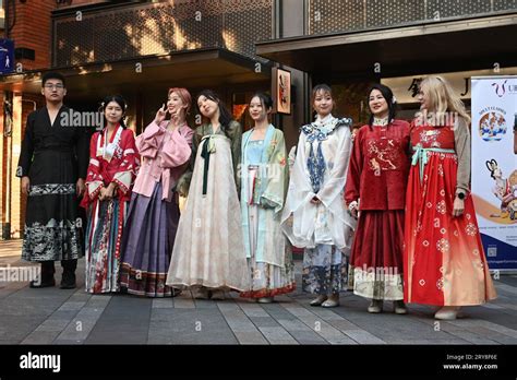 Chinatown London Uk 29th Sep 2023 Hanfu Immersion Performance