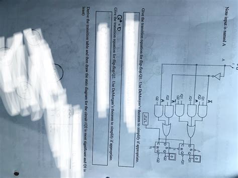Solved Least Qd Note Input Is Named A Derive The Transition Table