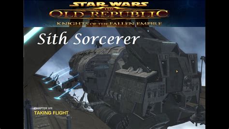 SWTOR Sith Sorcerer KOTFE Chapter 8 Taking Flight YouTube