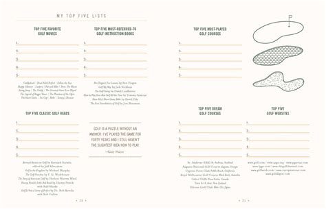 Ultimate Golf Journal Anthem Supply Co