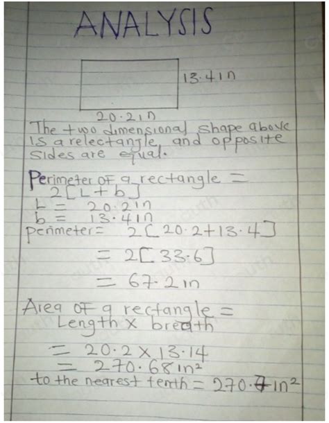 Solved Use A Two Dimensional Model And The Dimensions Provided To Calculate The Perimeter And