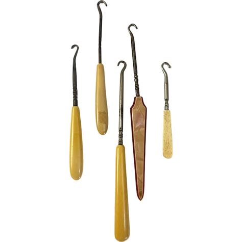 Antique Button Hook Collection Late Th Early T Gem