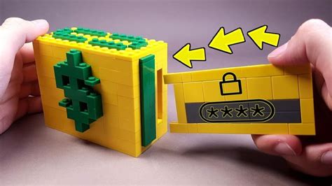 How To Make A Lego Safe Atm Easy Lego Creations Lego Projects Lego Creations Instructions