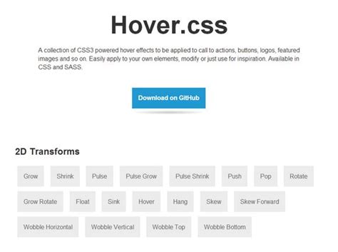 A Collection Of CSS Powered Hover Effects Web Design Tool Design Css