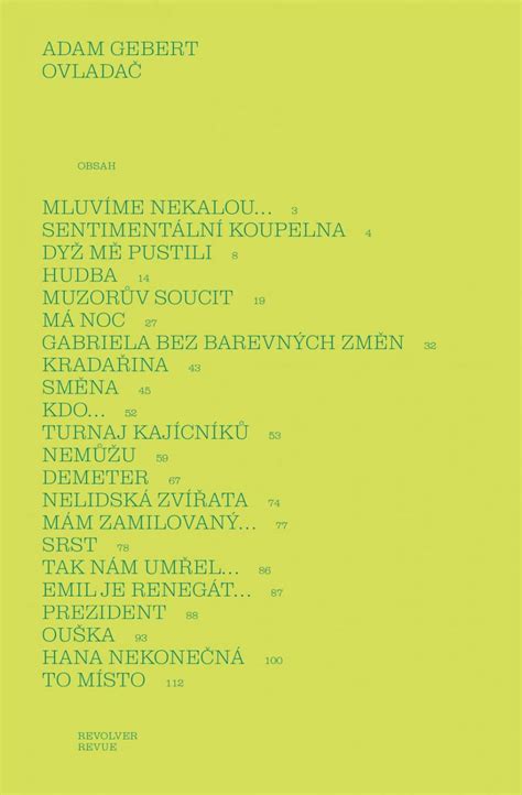 Revolver Revue Ovladač