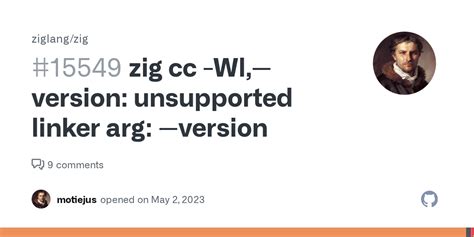 Zig Cc Wl Version Unsupported Linker Arg Version · Issue 15549 · Ziglang Zig · Github