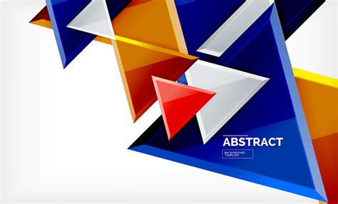 기술 미래 지향적 인 기하학적 3d 모양 최소한의 추상적인 배경 0명에 대한 스톡 벡터 아트 및 기타 이미지 0명 디자인 모던 양식 Istock