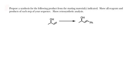 Answered Propose A Synthesis For The Following Bartleby