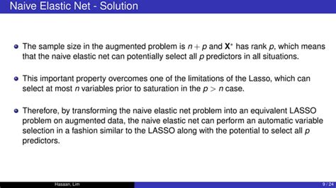Regularization And Variable Selection Via Elastic Net Pdf Technology And Computing