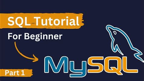 Sql Tutorial For Beginners 2024 Part 1 Using Mysql Youtube