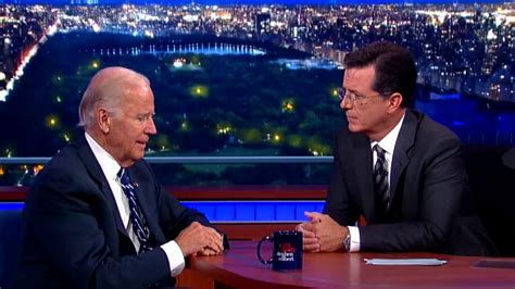 Joe Biden Opens Up To Stephen Colbert About Sons Death And His 2016 T