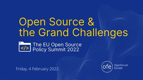 The Eu Open Source Policy Summit 2022 Openforum Europe