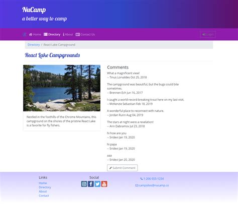 Github Sridevi Nucampsitereactapp React Nucampsite