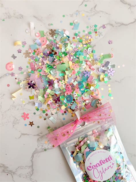 Confetti Confetti Glam Custom Confett Pretty Confetti Jen Magic Makes Daisy Confetti