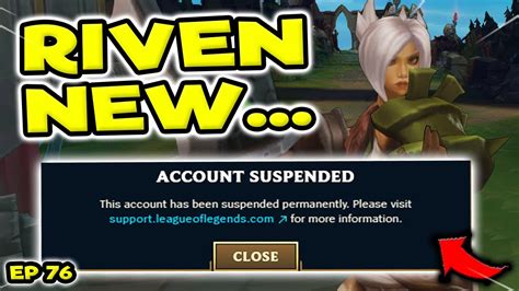 1 Best Riven World Account Now Perma Banned Ep76 S11 Riven Top