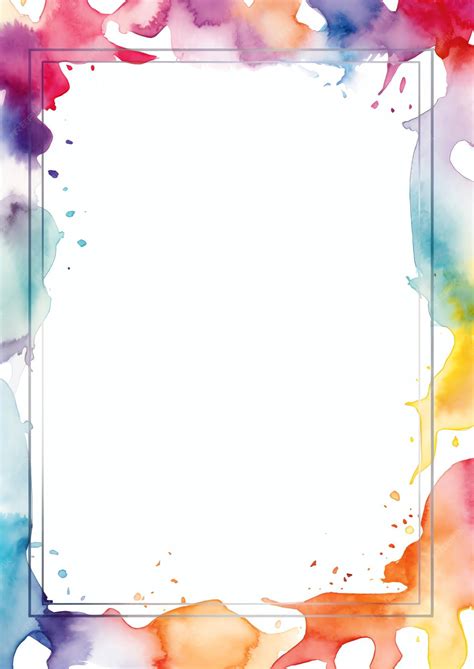 Premium Photo Vintage Filmstrip Frame Watercolor Border On White