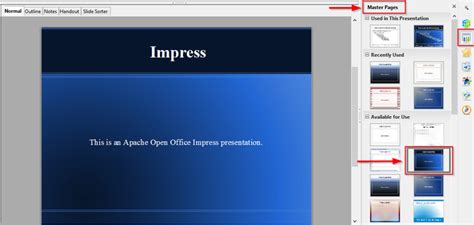 Impress Sidebar Menu Apache OpenOffice Wiki