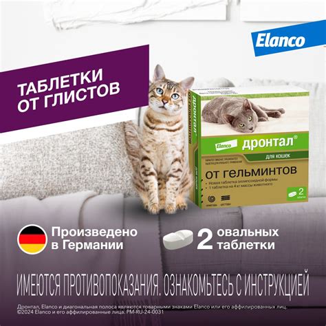Таблетки от глистов для кошек купить на OZON по низкой цене