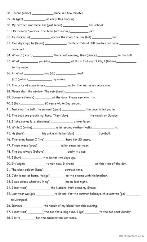 Grammar Exercises General Gramma English Esl Worksheets Pdf And Doc