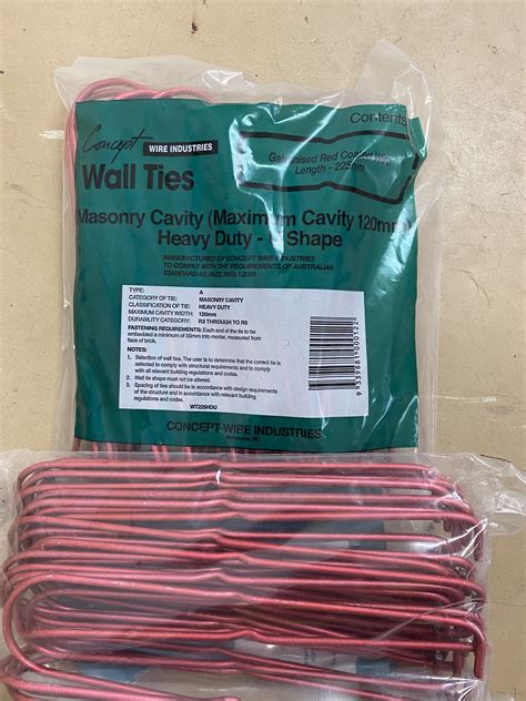 Concept Wires 120mm Heavy Duty U Shape Wire Brick Tie C Fulton Pty Ltd
