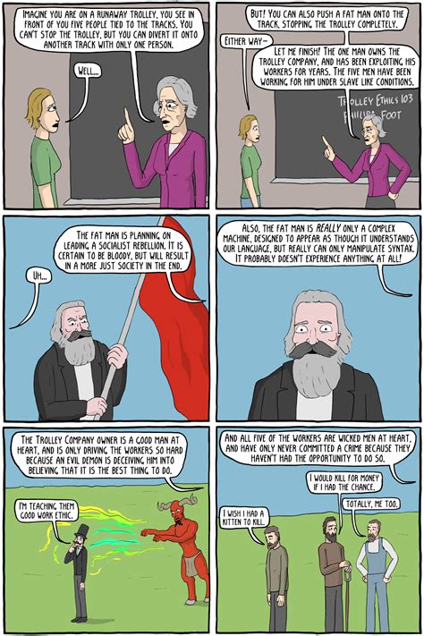 Trolley Madness Existential Comics