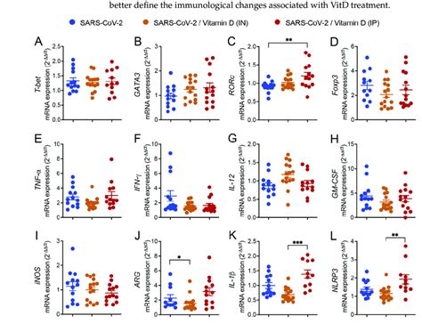 Effect Of In And Ip Vitd Delivery On T Cell Transcription Factors