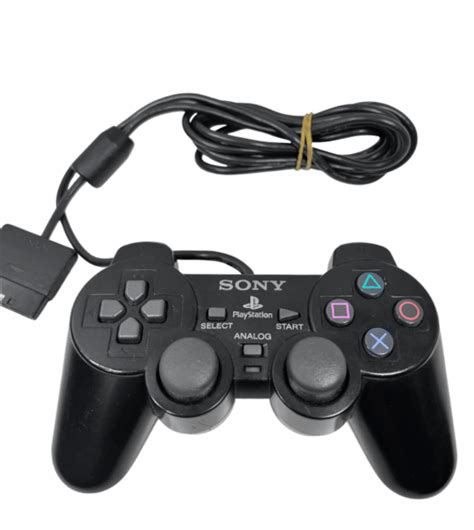 Official Sony Ps2 Controller Dualshock Black Excellent Condition