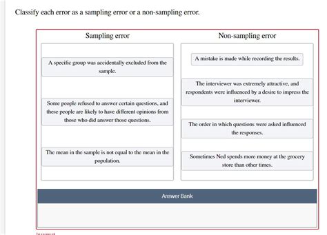 Sampling Error