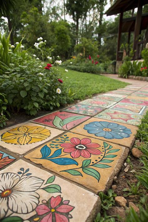 20 Creative Painting Pavers Ideas For Your Home