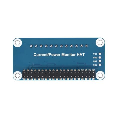Waveshare Currentvoltagepower Monitor Hat For Raspberry Pi 4 Ch I2csmbus Robotshop
