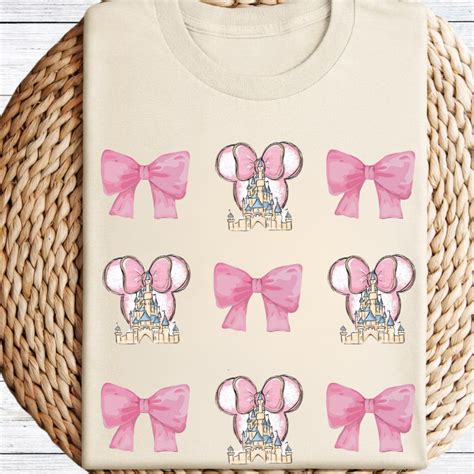 Disney Coquette Castle Graphic Tee 3 Generations Crafts Apparel And