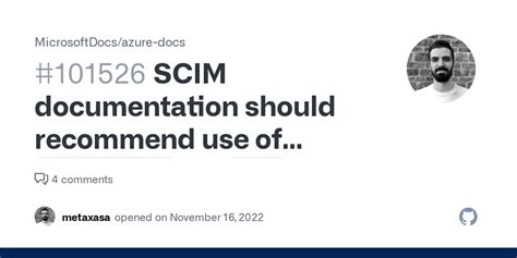 SCIM Documentation Should Recommend Use Of ObjectId Not Upn As