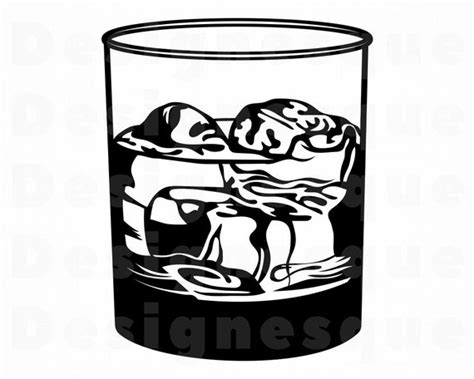 Alcohol 3 Svg Whiskey Svg Scotch Svg Whiskey Glass Svg Etsy