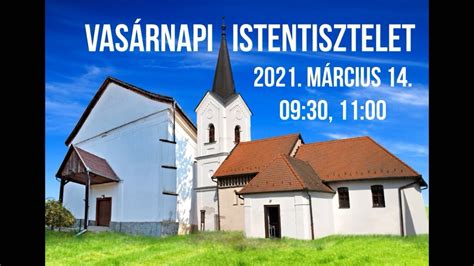 Reform Tus Istentisztelet M Rcius Youtube