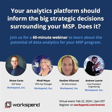 Join Our Webinar On Workforce Msps Ian Tomlin Posted On The Topic Linkedin