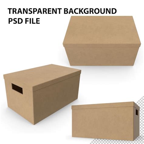 Premium Psd Craft Box Png
