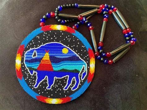 How To Make A Beaded Rosette Medallion Craft Tutorials Native American Pow Wows Artofit