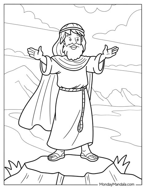 34 Moses Coloring Pages Free Pdf Printables