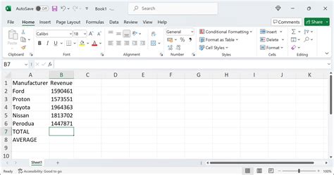 Chapter 4 Sum And Average Functions Microsoft Excel For Absolute Beginners