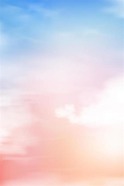 Sky Background Sunrise Cloud Pink Blue Orange Color In Morning Summer