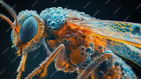 Insect Anatomy In Forensic Entomology Shown In A 3d Microscope View