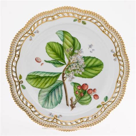 Royal Copenhagen Flora Danica Lorbus Aria L Crantz Plate Sold At Auction On 25th February