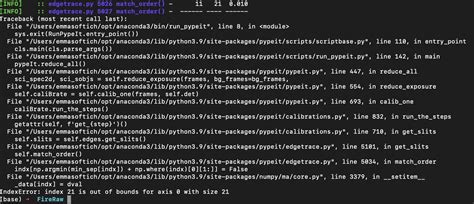 Indexerror Index 21 Is Out Of Bounds For Axis 0 With Size 21 · Issue